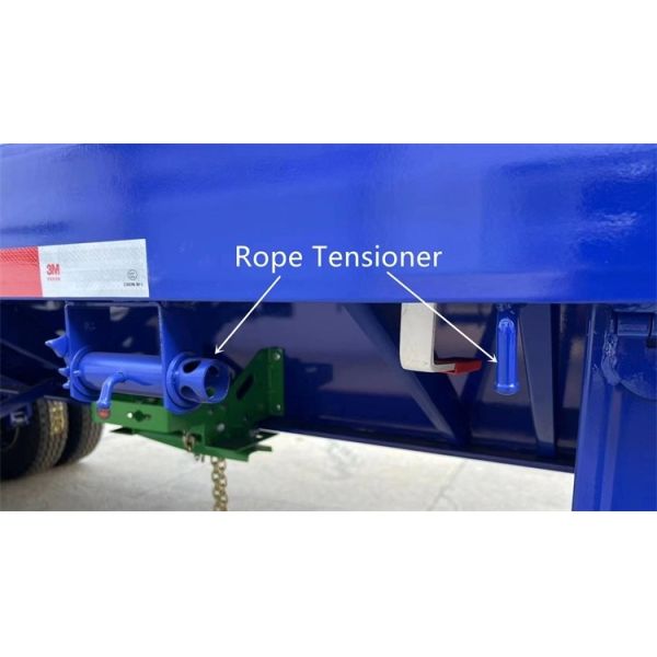 Quality 3-Axle Flatbed Semi-Trailer Steel Container Skeleton Truck Trailer for sale