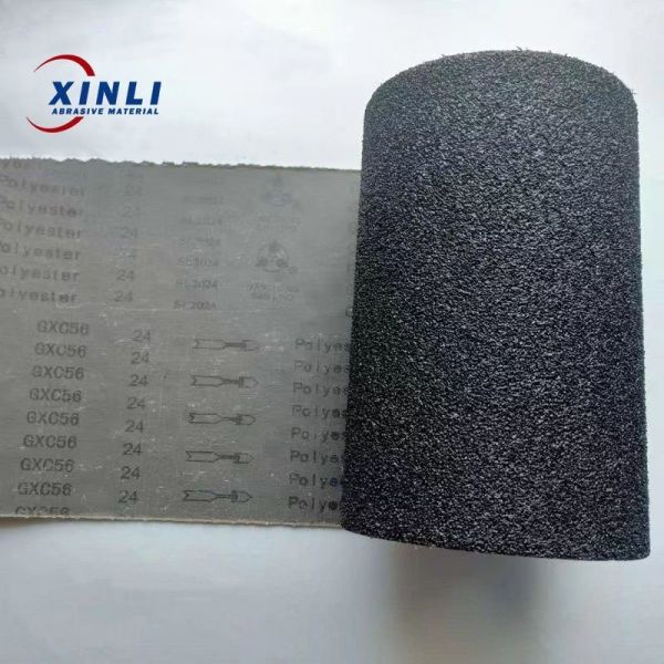 Quality Customized Aluminum Oxide Sanding 120 Grit Sand Paper Roll For Metal Wood Polishing for sale