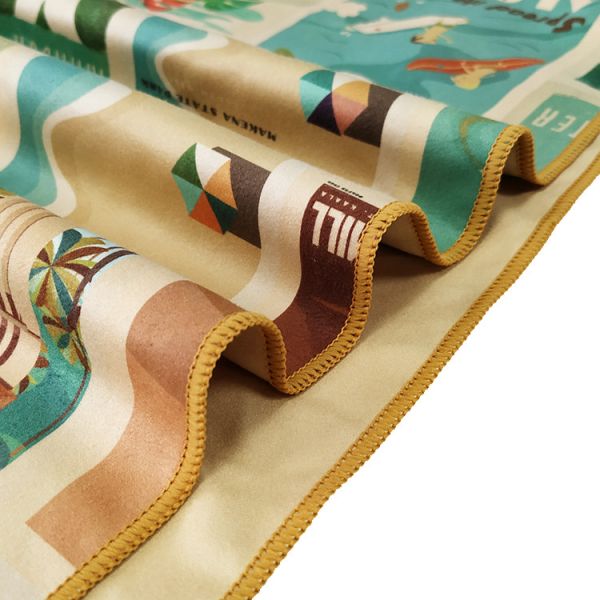 Quality Reinforced Stitching Printed Beach Towel With High Absorbency for sale