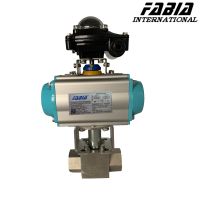 Quality Pneumatic Ultra High Pressure Ball Valve Internal Thread Three Way Ball Valve for sale