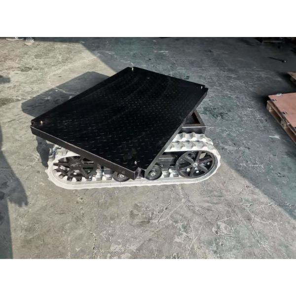 Quality Engineering Machinery Small Rubber Track Undercarriage With Platform Loading for sale