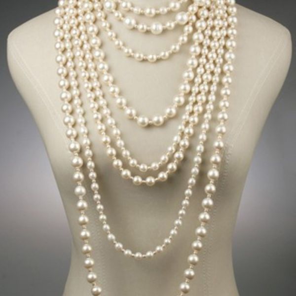 Quality Hot Sale Graceful Fashion Women's Party Faux Pearls Necklace for sale