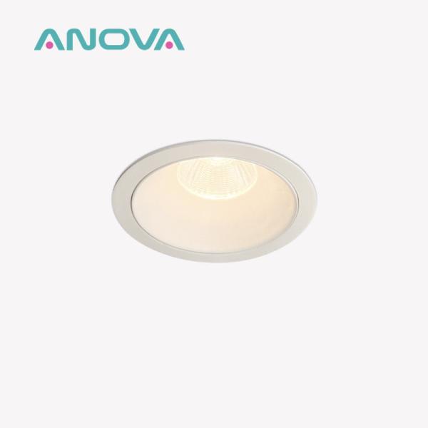 Quality Anti-Glare Recessed Spotlight Frame Semi-Recessed GU10/MR16 Compatible for sale