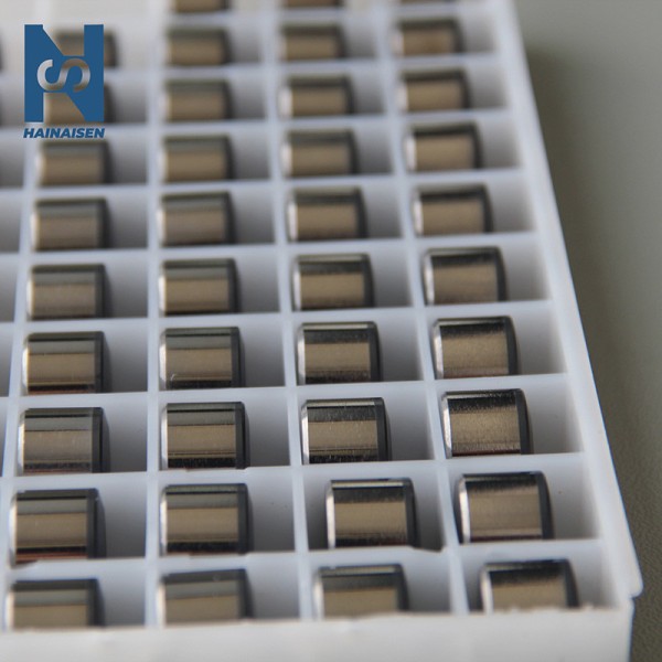 Quality Sintering PDC Cutter Arc Angle Gas Polycrystalline Diamond Compact for sale