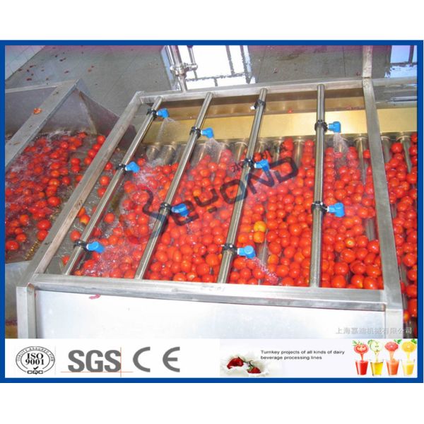 Quality Tomato Processing Machinery Tomato Processing Line For Tomato Juice / Tomato for sale
