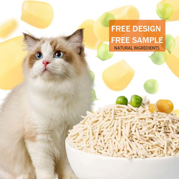 Quality Natural Greentea Tofu Clumping Litter ODM Clumping Biodegradable Cat Litter for sale