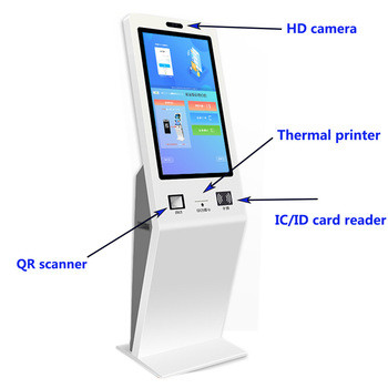 Quality Freestanding 27inch Self Service Ordering Kiosk System for sale