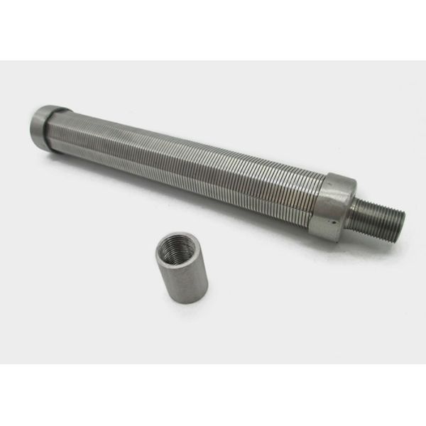 Quality 20-3000 Micron Johnson V Wire Type Tube, SS304 Wedge Wire Screen Pipe Filter for sale