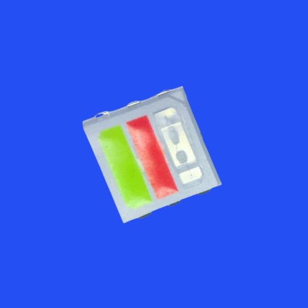Quality RGB LED Diode SMD5054 5.0x5.4mm R G B Full Color 1.5W Wide Beam Angle 120Deg RoHS Certified LED for sale