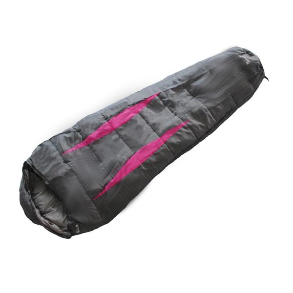 Quality 230x80x50CM Custom Black Orange Waterproof 190T Polyester Travel Mountain for sale