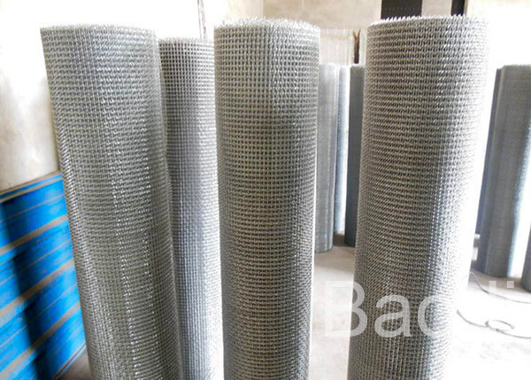 Quality Square Aluminum Crimped Wire Mesh 1 / 2" X 0.063" For Architecture / Constructio for sale