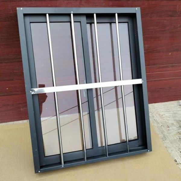 Quality Anti-Theft Folding Screen Aluminum Alloy Push-Pull Sliding Windows with Nylon for sale