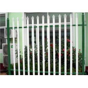 Quality Q235 Steel D Pale Welded Wire Mesh Fence Galvanized Steel Palisade Fencing for sale