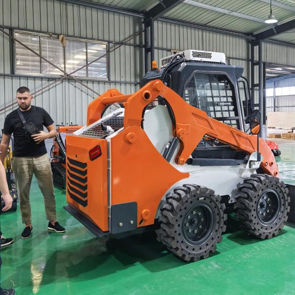 Quality High Operating Efficiency Mini Track Skid Steer Loader with Attachments Maximum for sale