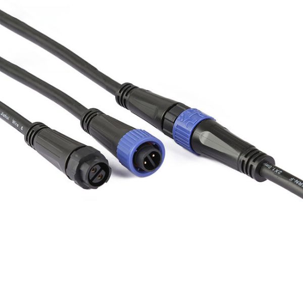Quality Industrial Cable For Lighting Equipment M16 Lock 2pins OD6.0mm for sale