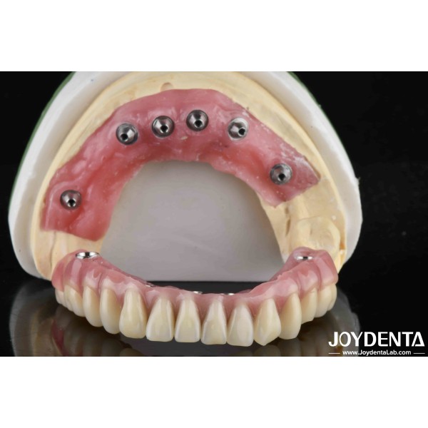 Quality Translucent Ti-Base Acrylic Teeth Finish for Dental Laboratory Production for sale
