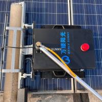 Quality OEM Supported Distant Control Track Crawling Cleaning Machine for PV Panel for sale
