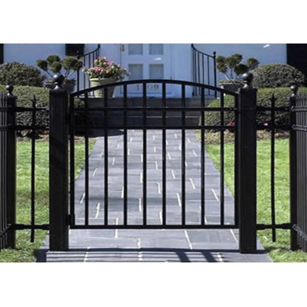 Quality Stainless Steel Wrought Iron Metal Fence Gate For House for sale