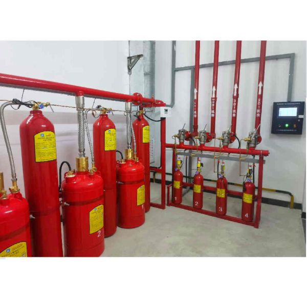 Quality Heptafluoropropane FM200 Gas Fire Extinguishing System 4.2Mpa / 5.6Mpa Working Pressure for sale