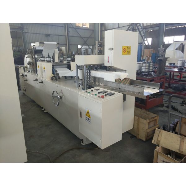 Quality Double Colors Printing Napkin Tissue Paper Making Machine 600 sheets/min for sale