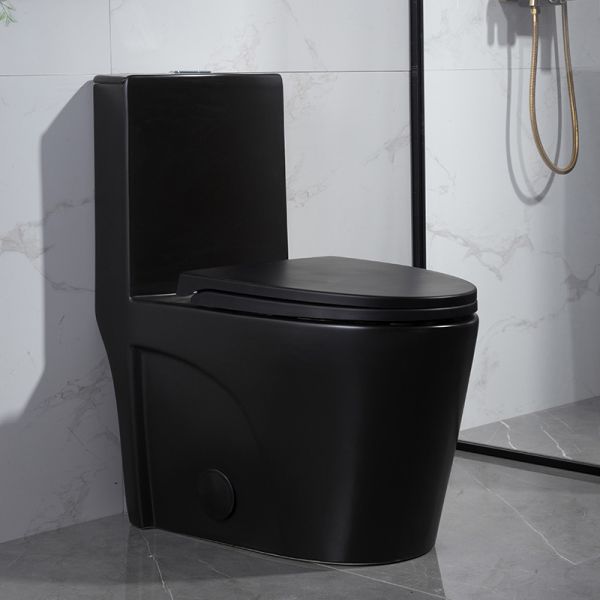 Quality 1.6 Gpf Matt Black Dual Flush Elongated One Piece Toilet American Standard for sale