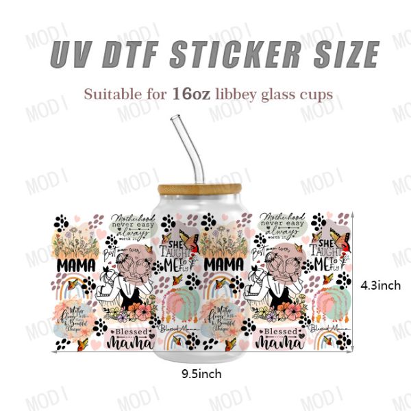 Quality 16oz Mama'S Day UV DTF Transfer Quick And Versatile Design Transfers For Your for sale