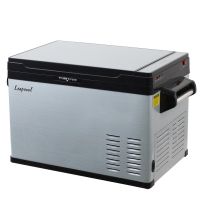 Quality Single Glass Door Portable DC AC Compressor Refrigerator for Camping and Travel for sale