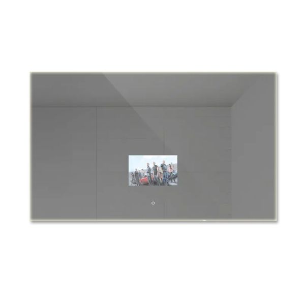 Quality 5mm Thickness Touch Screen Smart Mirror Flame Proof With Time Display for sale