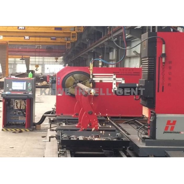 Quality Steel Pipe 5 Axis CNC Plasma Cutter 100-3000mm/Min Metal CNC Table for sale