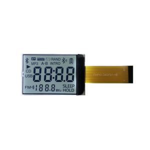 Quality Positive HTN Segment Code LCD White Blacklight With FPC LCD Display for sale
