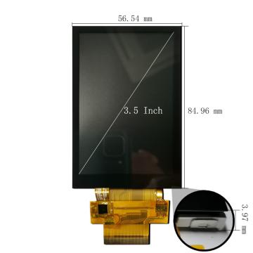 Quality 3.5" CTP Industrial Capacitive Touch Screen 320x480 300cd/m2 TFT LCD Display for sale