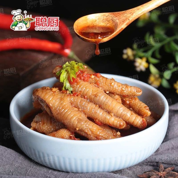 Quality Custom Ready To Eat Packaged Food ISO Chinese Spicy Chicken Feet for sale