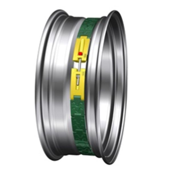Quality Black Run Flat Tyre System With Polymer Engineering Grade Synthetic Materials for sale