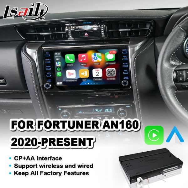 Quality Lsailt Wireless Android Auto Carplay Interface for 2020-Present Toyota Fortuner AN160 for sale