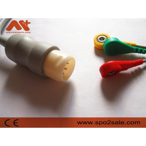 Quality Philips Compatible 5 Lead Snap Direct-Connect ECG Cable - M1736A for sale