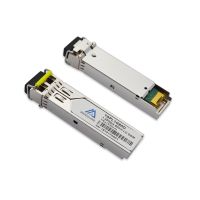 Quality Duplex LC SFP Fiber Transceiver , 1000Base ZX SFP 80km 1550nm Wavelength for sale