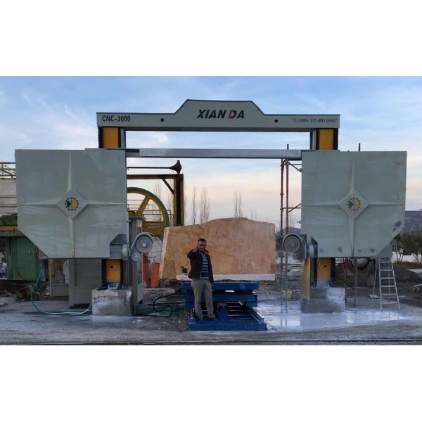 Quality High Speed Diamond Wire Saw Machine For High Cutting Width & Ability for sale