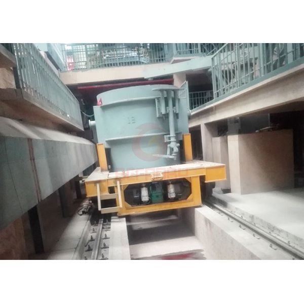 Quality Wagon On Rails Industrial Transfer Car , High Performance Heavy Material Handling Equipment Four Wheels Rail Cart for sale