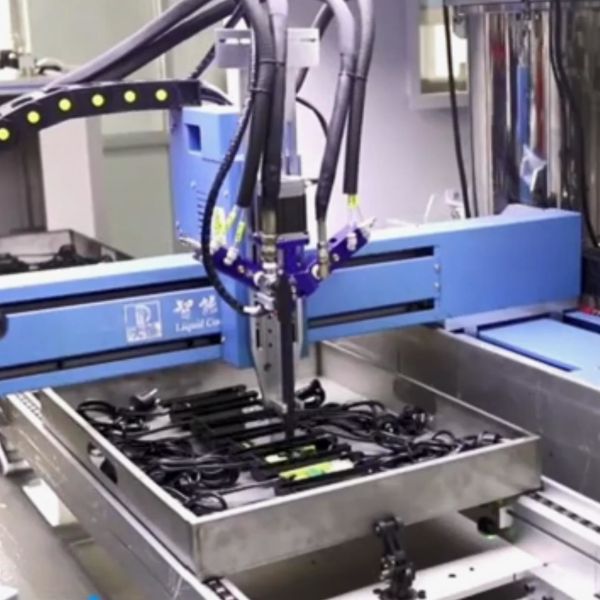 Quality Online Visual Glue Filling and Drying Production Line with Drivers Dispensing for sale