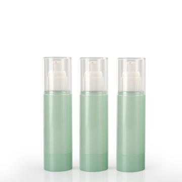 Quality Green Cosmetic PET Empty Packaging Plastic Lotion Bottles for sale