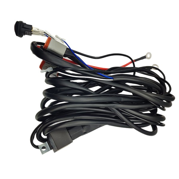 Quality Automotive Fog Light Electrical Wiring Harness With DT Connector for sale