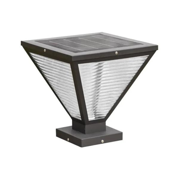 Quality Durable Led Solar Powered Pillar Light Waterproof Electric Lamp Post for Outdoor for sale