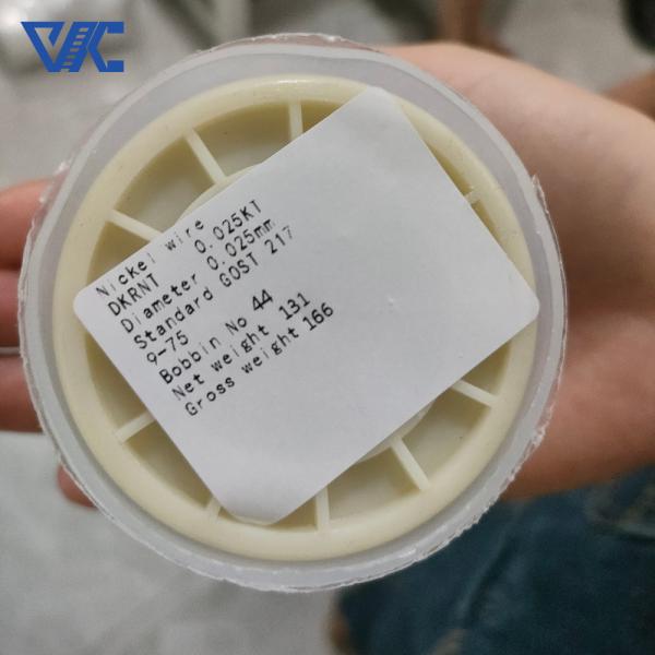 Quality Np2 Np1 Pure Nickel Wire 0.025mm For Industry for sale