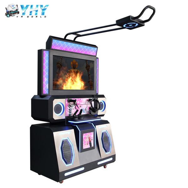 Quality 1000W Virtual Reality Equipment Music Game 9D VR Gaming Platform Dancing Machine for sale