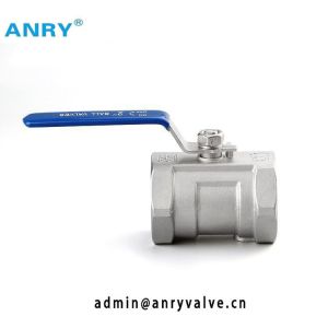 Quality One Piece Threaded SS Ball Valve PTFE Viton Seat Oil 1/8"~4" for sale