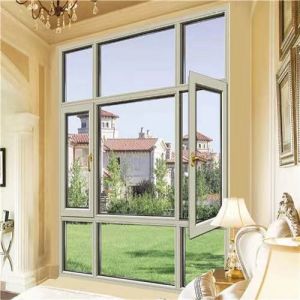 Quality Custom Aluminium Casement Windows Enhanced Soundproof Glass Solution for Office for sale