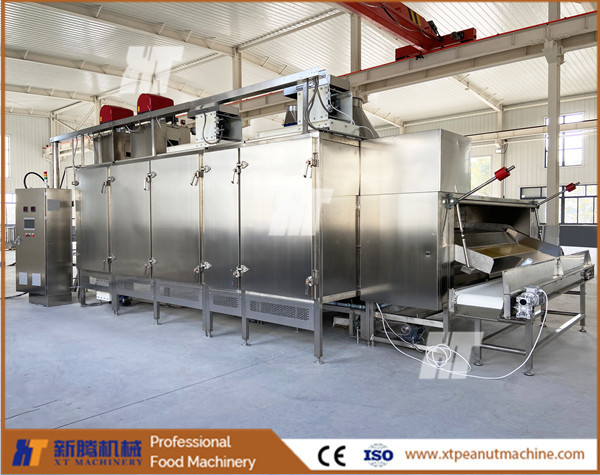Quality Commercial Continuous Nuts Roaster Multifunctional Nuts Roaster for sale