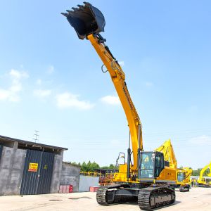 Quality Hydraulic Crawler Excavator Large Digging Machine With ROPS FOPS Cab for sale