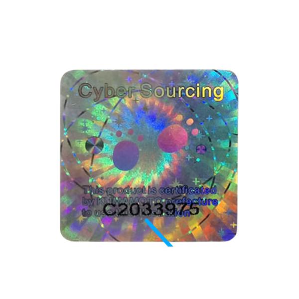 Quality 3D Dynamic Holographic Security Stickers Bronzing Laser Holographic Logo Sticker for sale