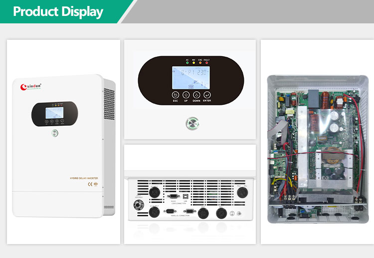inverter hybrid on off grid 5kw design